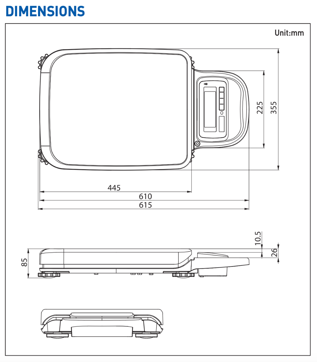 CAS PB Portable Bench Scale