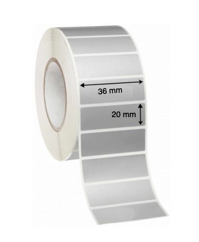 Thermal Transfer Labels 36mm x 20mm x 25/38mm Core (10 rolls of 2,000 ...