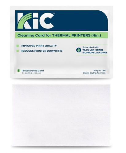 Thermal Printer Cleaning card for 4 Inch Printers Waffletechnology - 15 ...